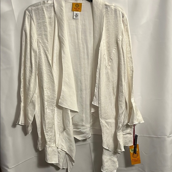 Ruby Rd. | Sweaters | Ruby Rd White Cardigan Soft Knit Open Front Long ...